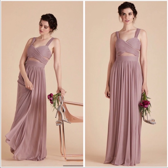 Birdy Grey | Dresses | Birdy Grey Elsye Dress Gown S Mauve | Poshmark